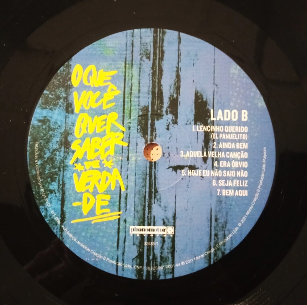 Marisa Monte - O Que Você Quer Saber de Verdade | LP Vinil | Boa Viagem ...