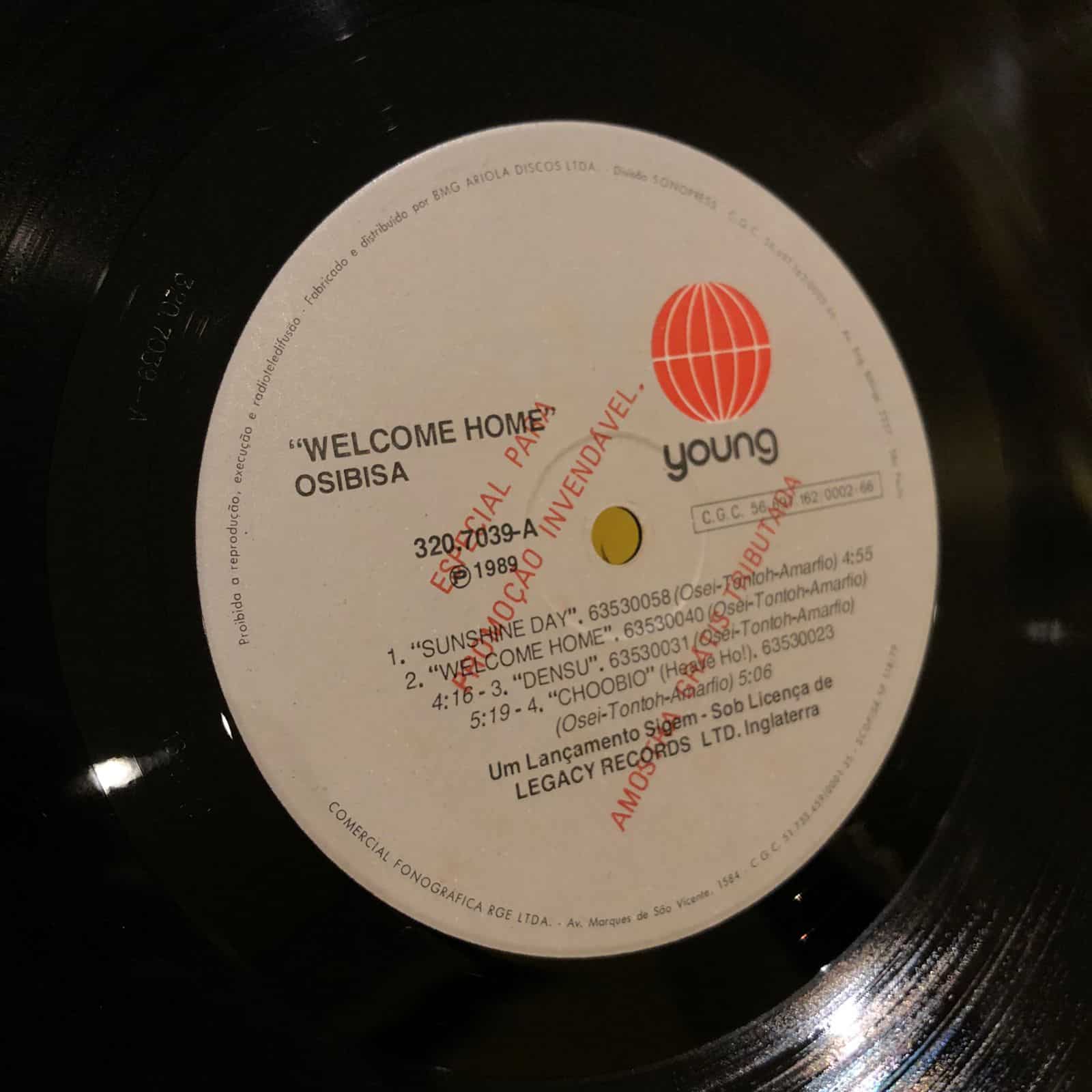 Osibisa - Welcome Home - Boa Viagem Discos