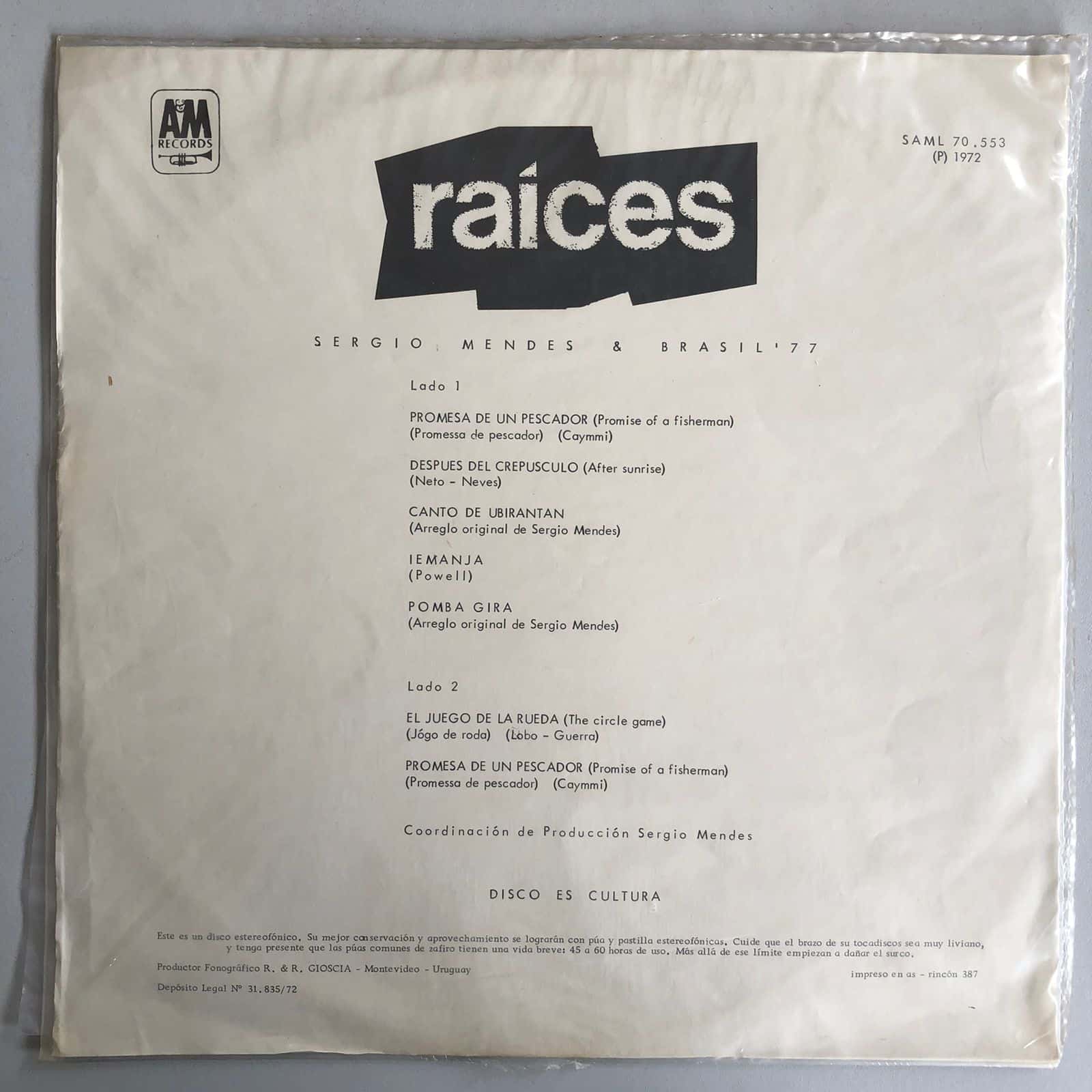 Sergio Mendes & Brasil 77 - Primal Roots - Boa Viagem Discos