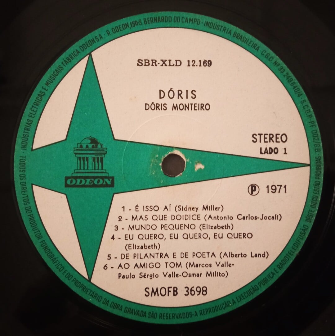 Doris Monteiro - Doris (1971) | LP Vinil | Boa Viagem Discos
