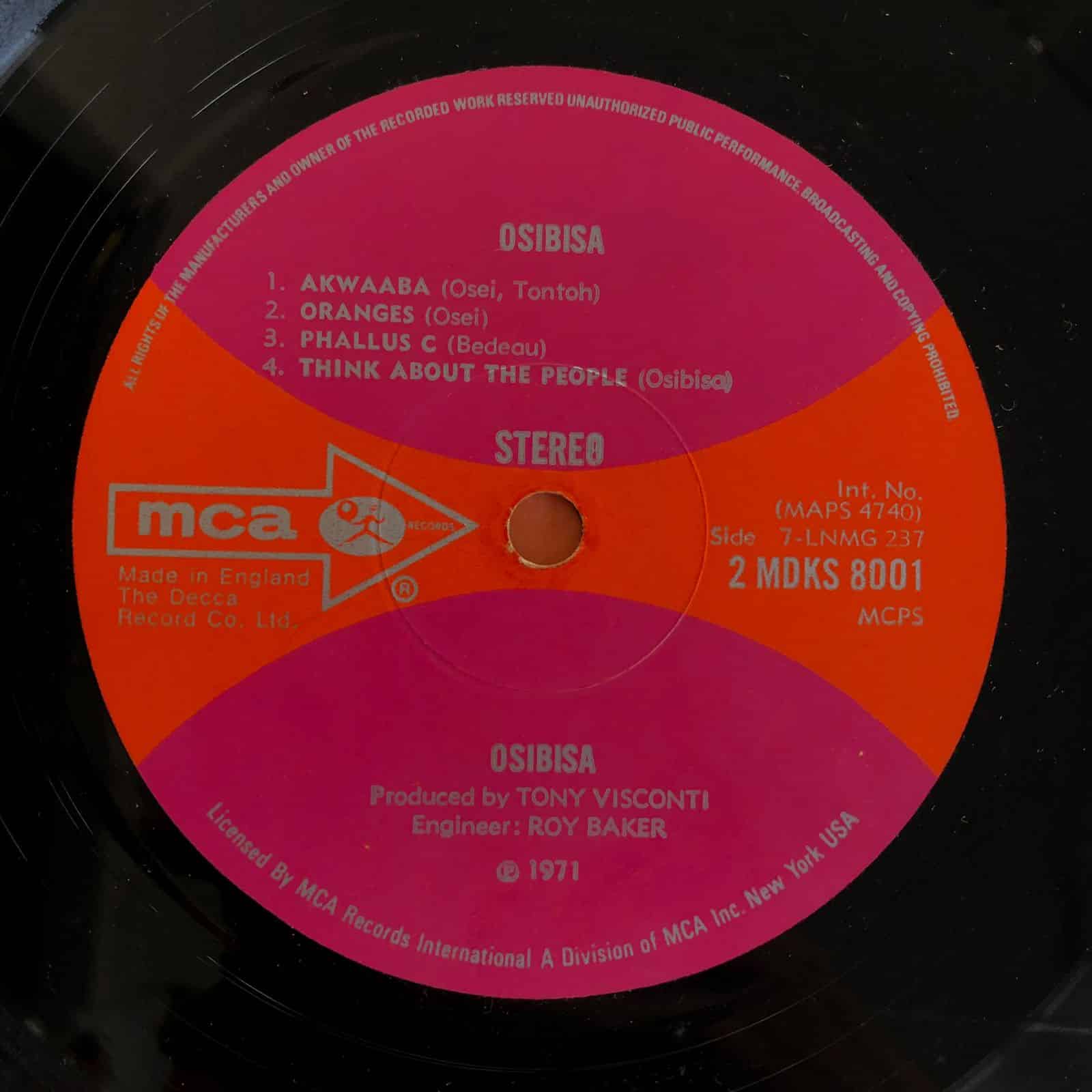 Osibisa - Osibisa (1971) | LP Vinil | Boa Viagem Discos