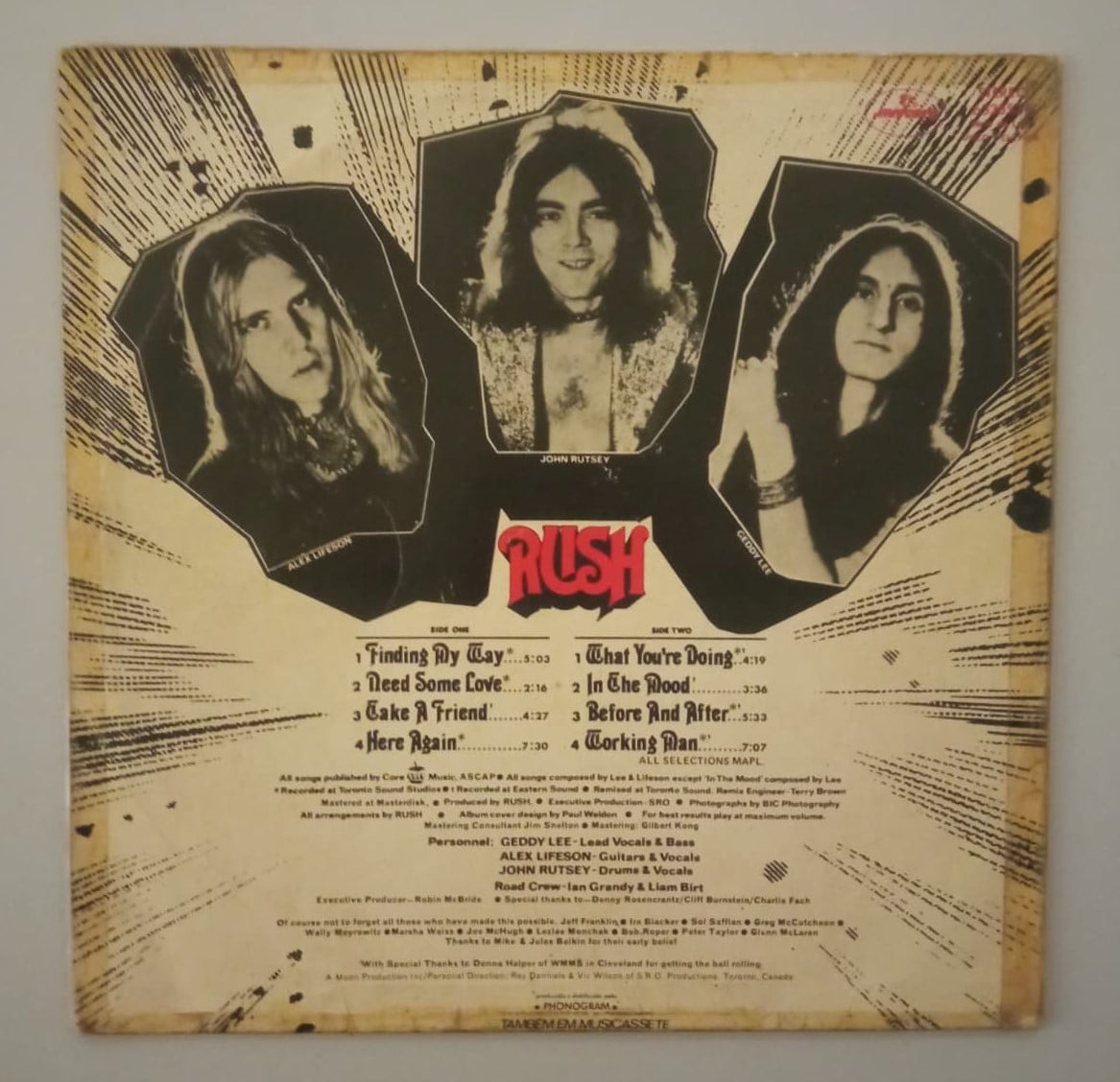 Rush - Rush (1975) | LP Vinil | Boa Viagem Discos