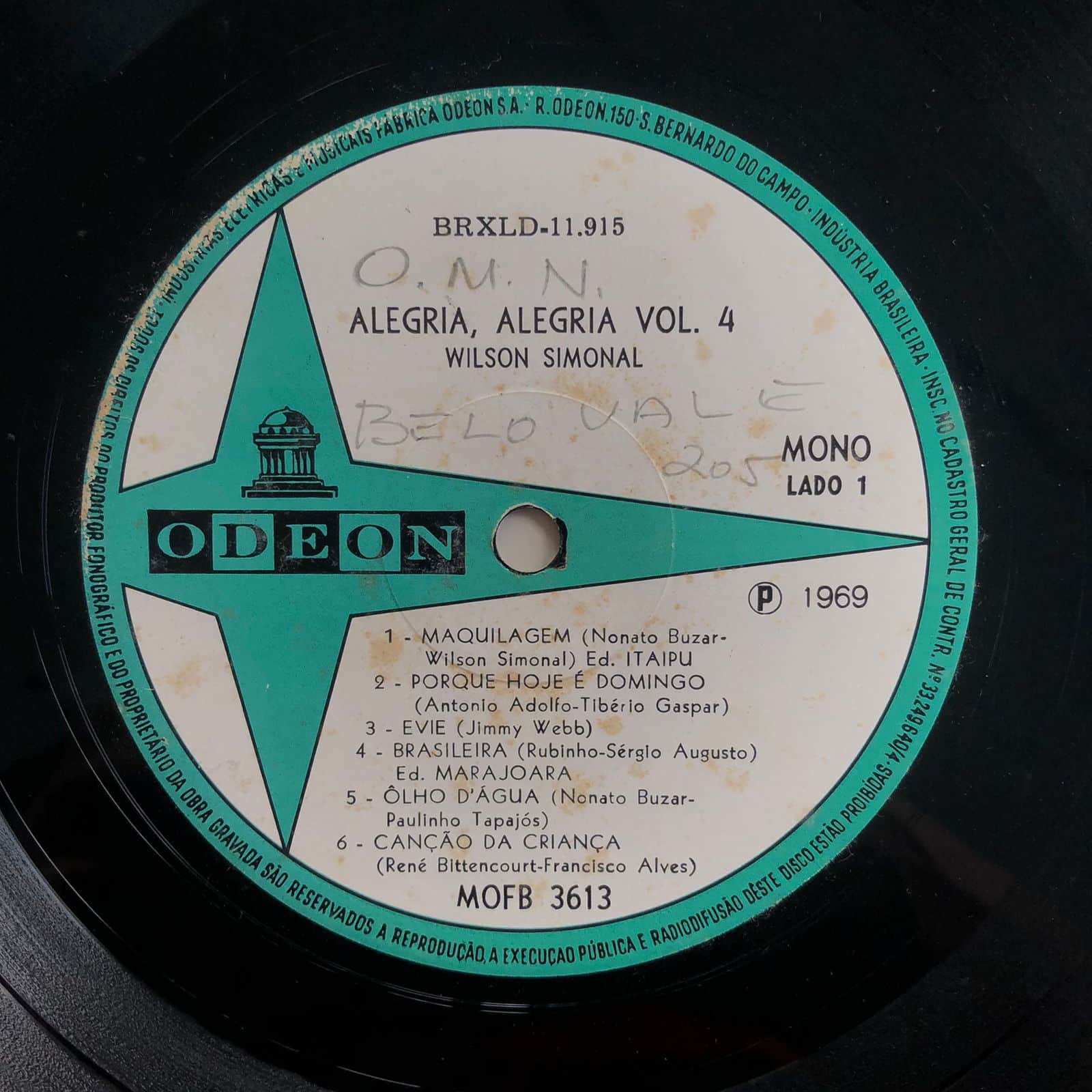 Wilson Simonal - Alegria! Alegria! Vol. 4 - Boa Viagem Discos