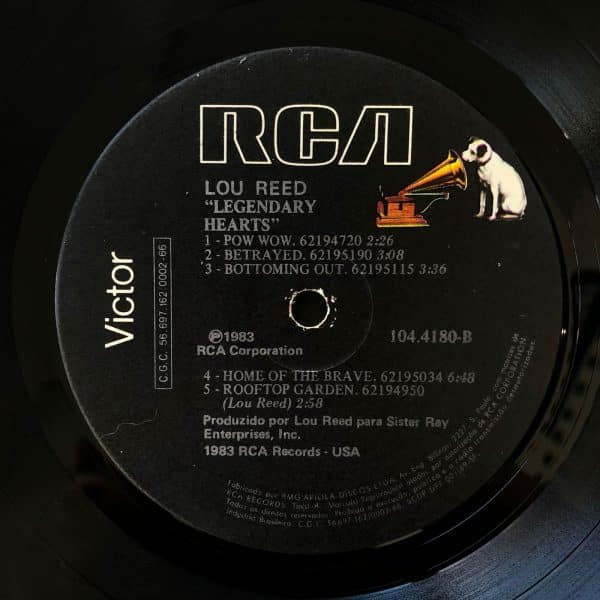 Lou Reed - Legendary Hearts - Boa Viagem Discos