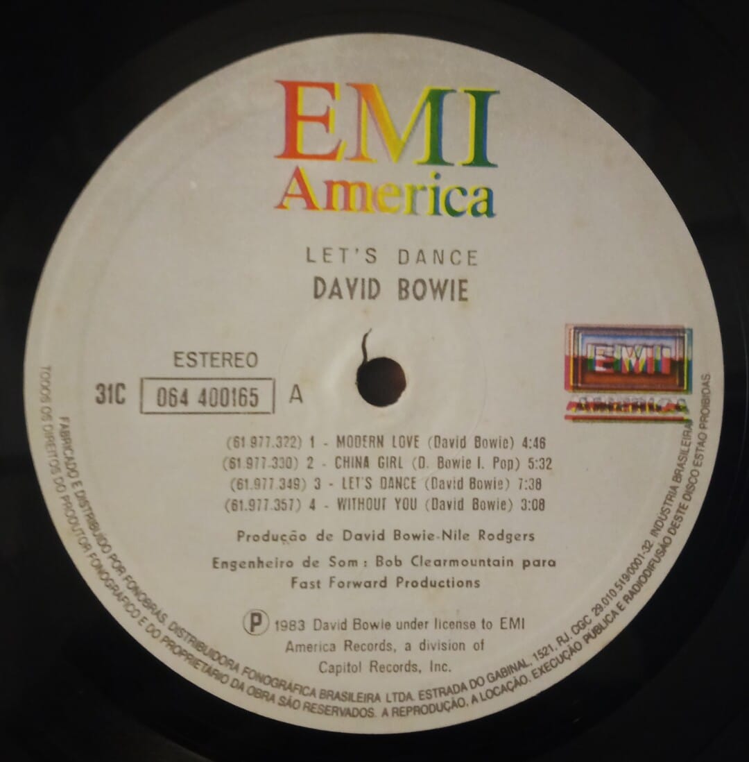 David Bowie - Let's Dance | LP Vinil | Boa Viagem Discos
