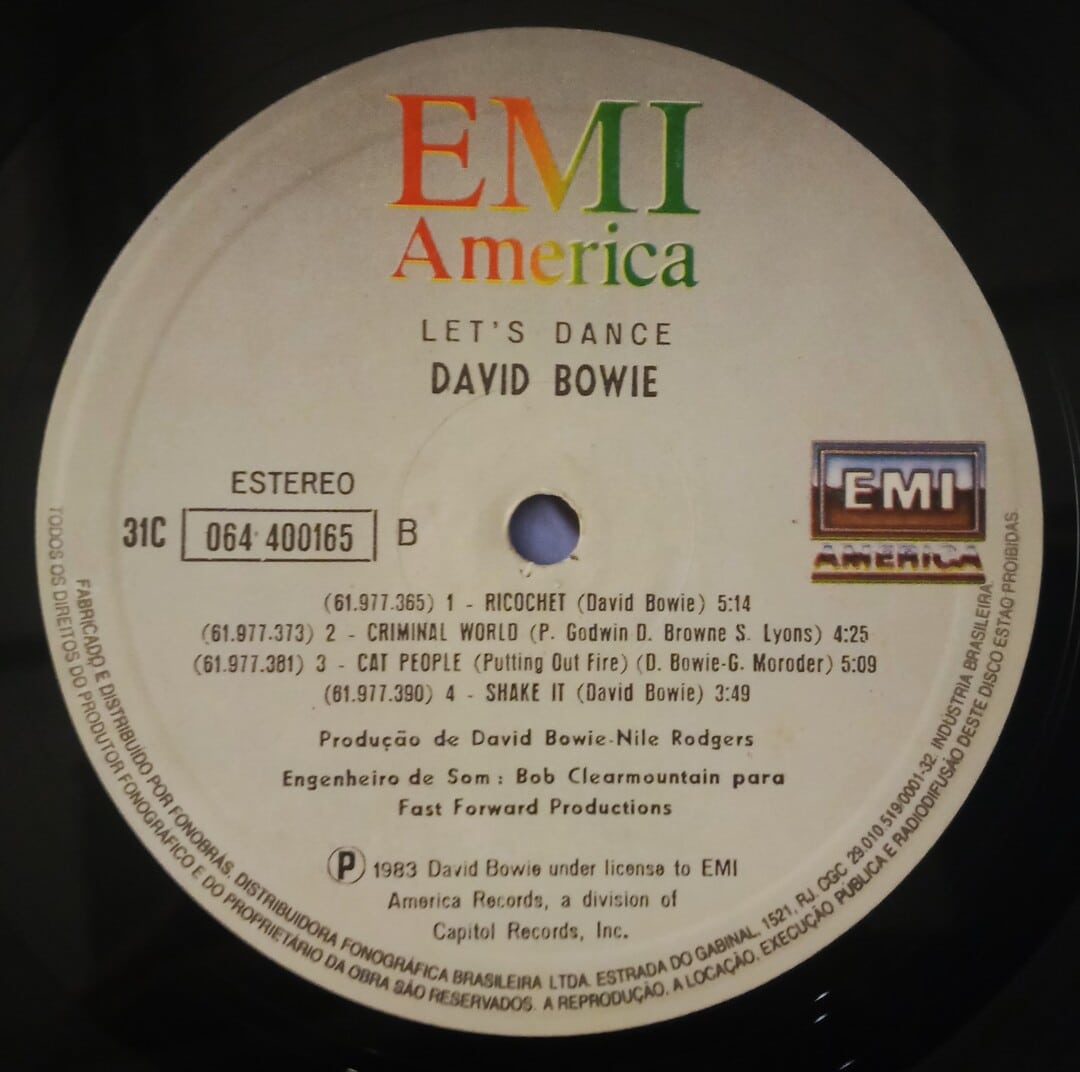 David Bowie - Let's Dance | LP Vinil | Boa Viagem Discos