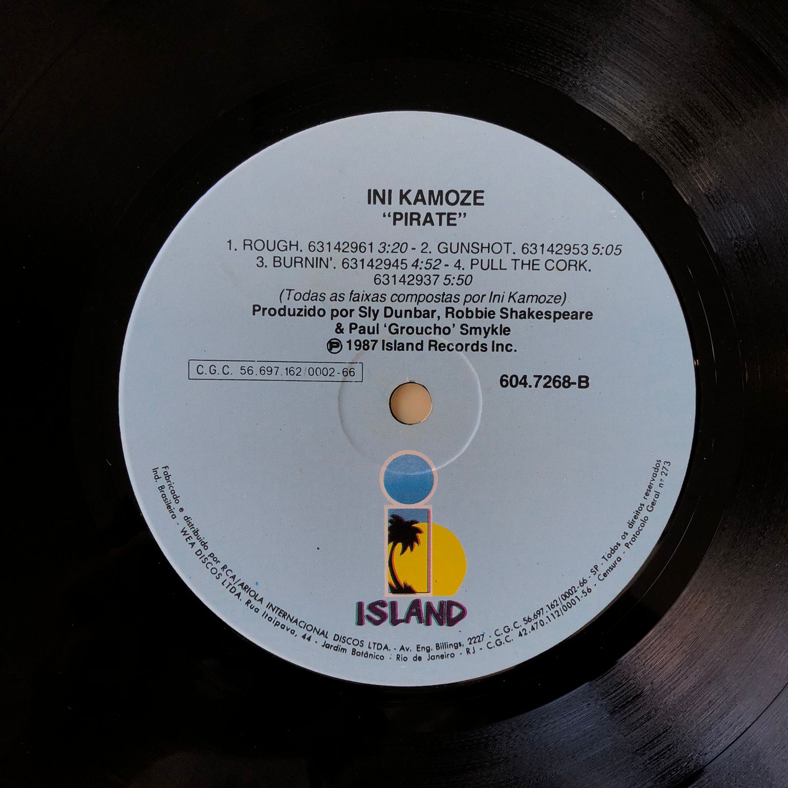 Ini Kamoze - Pirate - Boa Viagem Discos