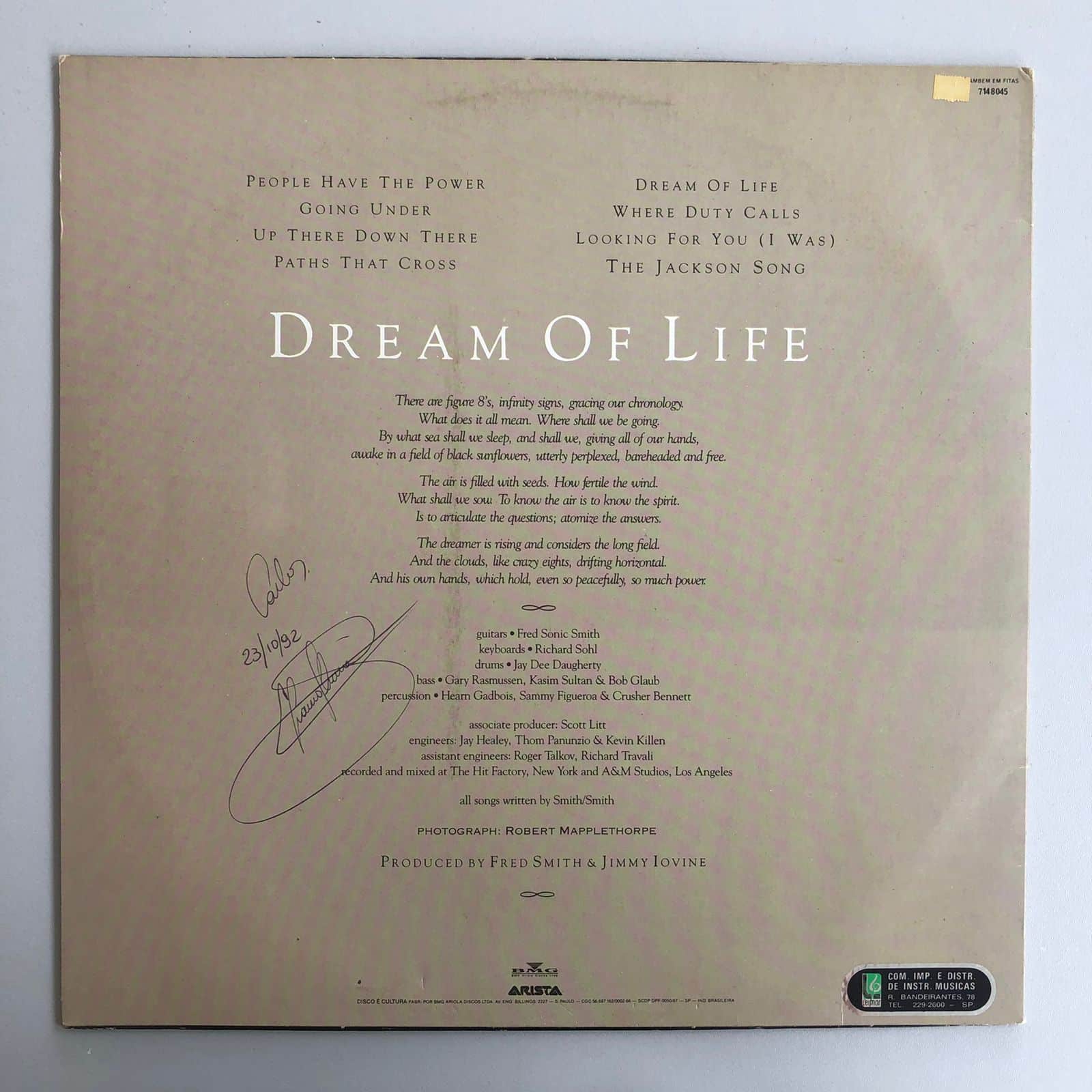 Patti Smith - Dream of Life - Boa Viagem Discos