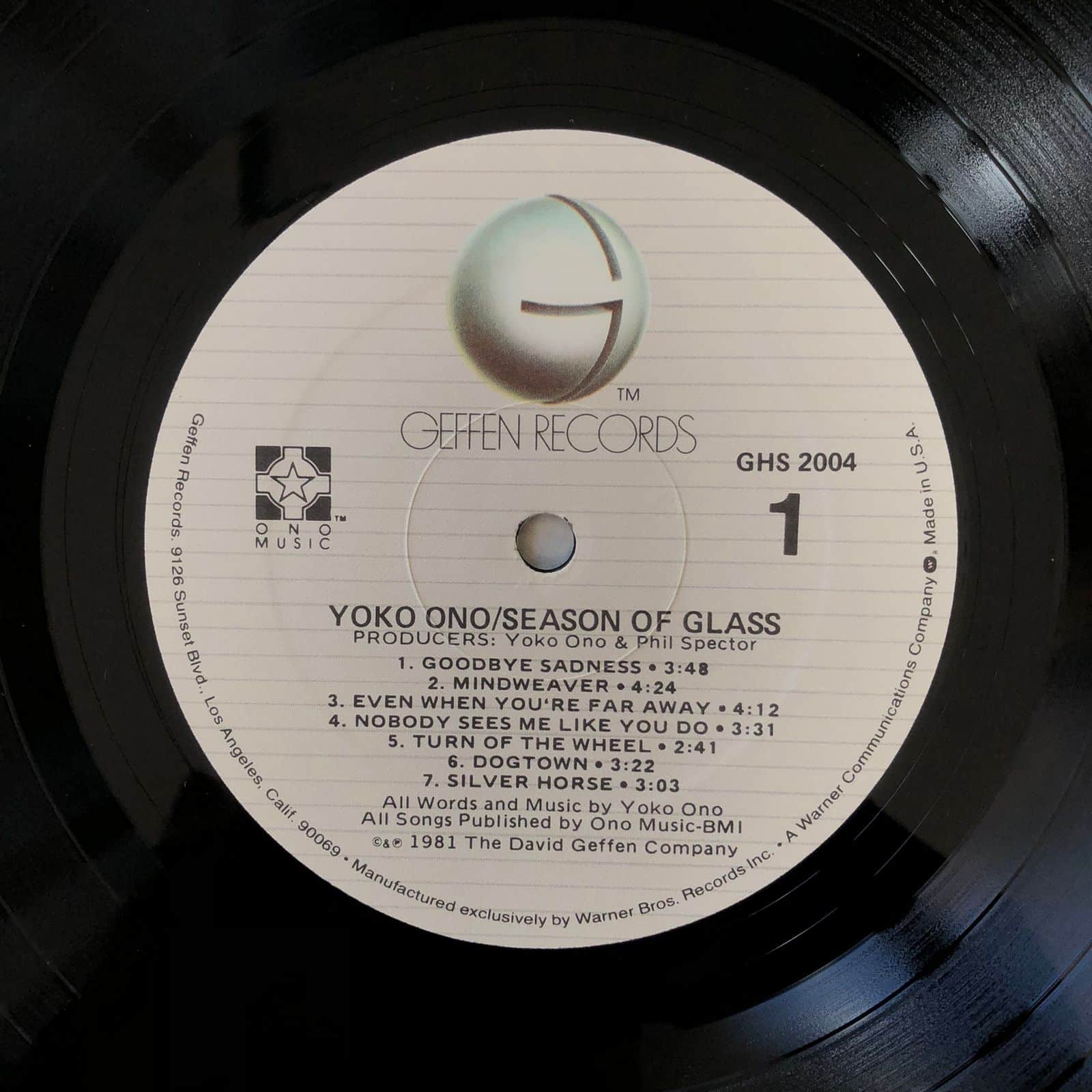Yoko Ono - Season of Glass | LP Vinil | Boa Viagem Discos - Loja online ...