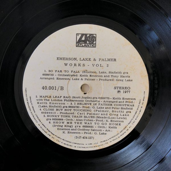 Emerson Lake & Palmer - Works Vol. 2 - Boa Viagem Discos