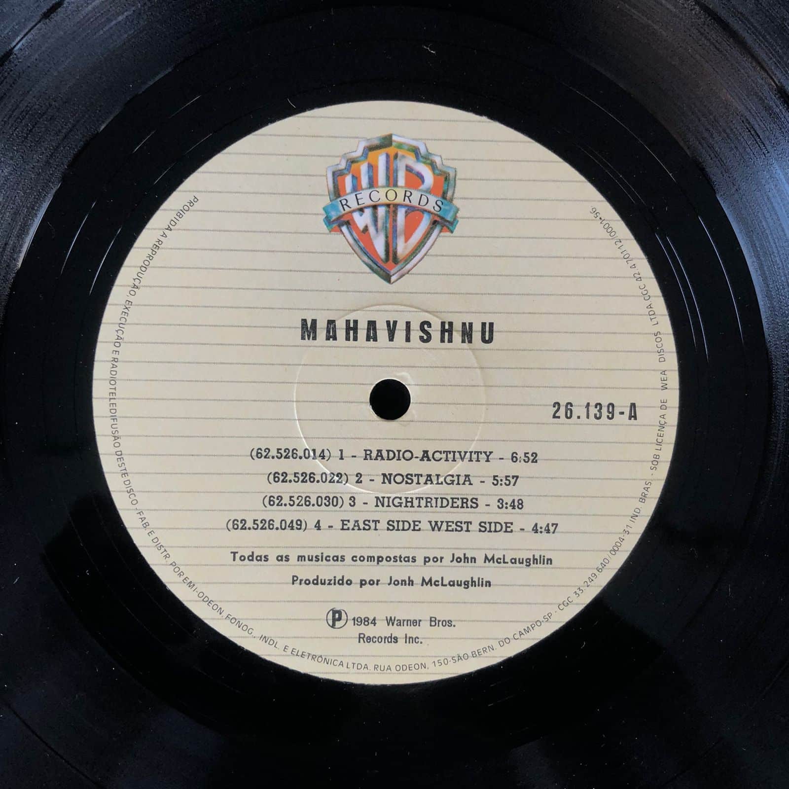 Mahavishnu - Mahavishnu (1984) | LP Vinil | Boa Viagem Discos - Loja ...