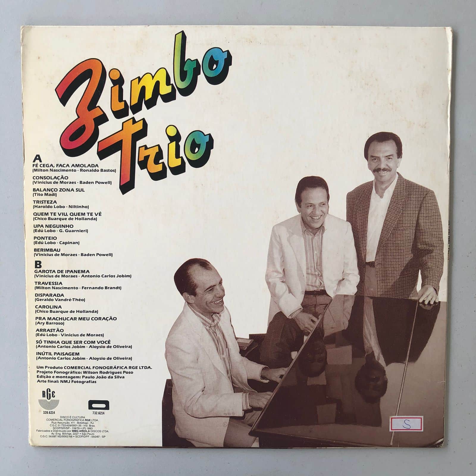 Zimbo Trio - Zimbo Trio (1993) - Boa Viagem Discos
