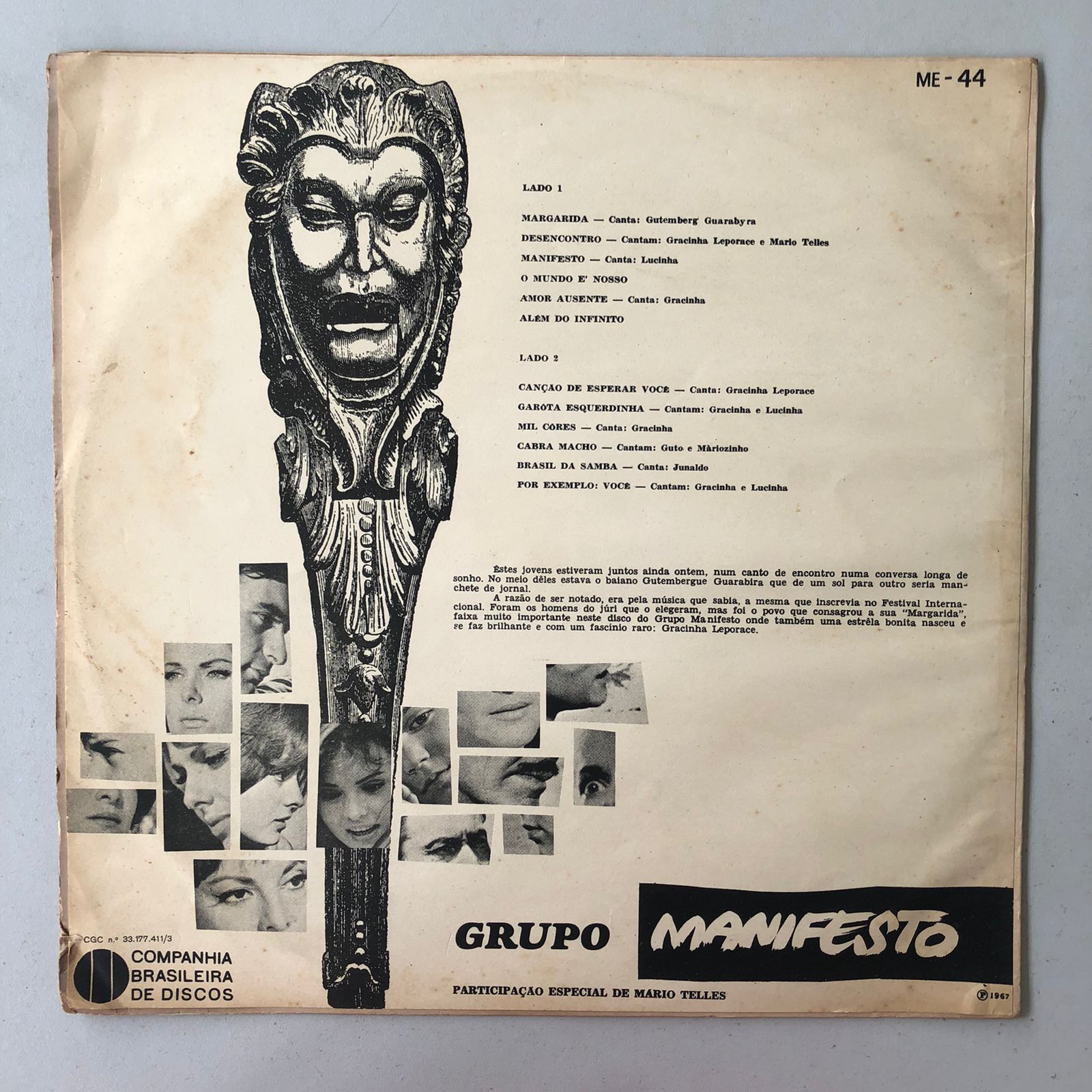 Grupo Manifesto - Manifesto Musical | LP Vinil | Boa Viagem Discos