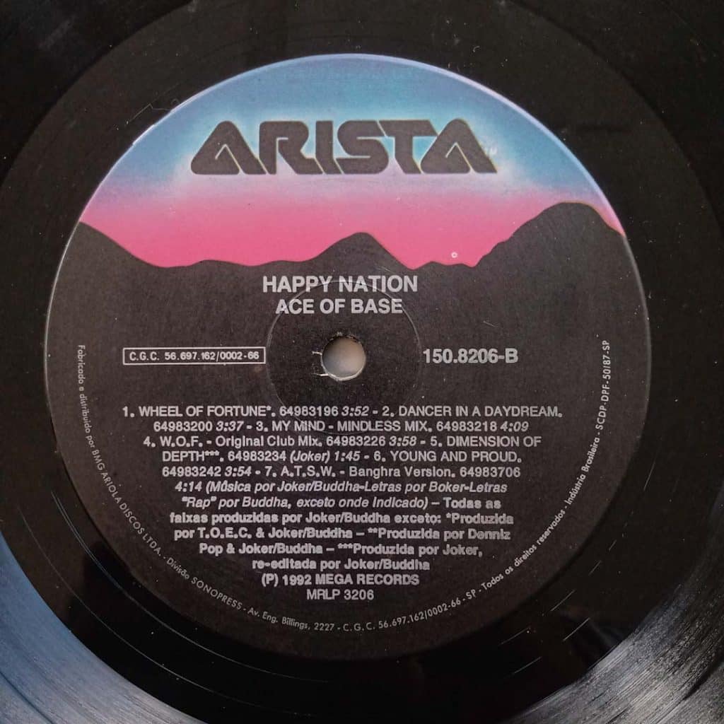 Ace Of Base - Happy Nation | LP Vinil | Boa Viagem Discos - Loja online ...
