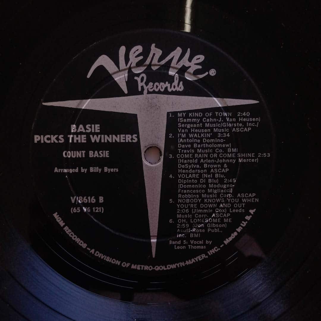 Count Basie Orchestra - Basie Picks The Winners | LP Vinil | Boa Viagem ...