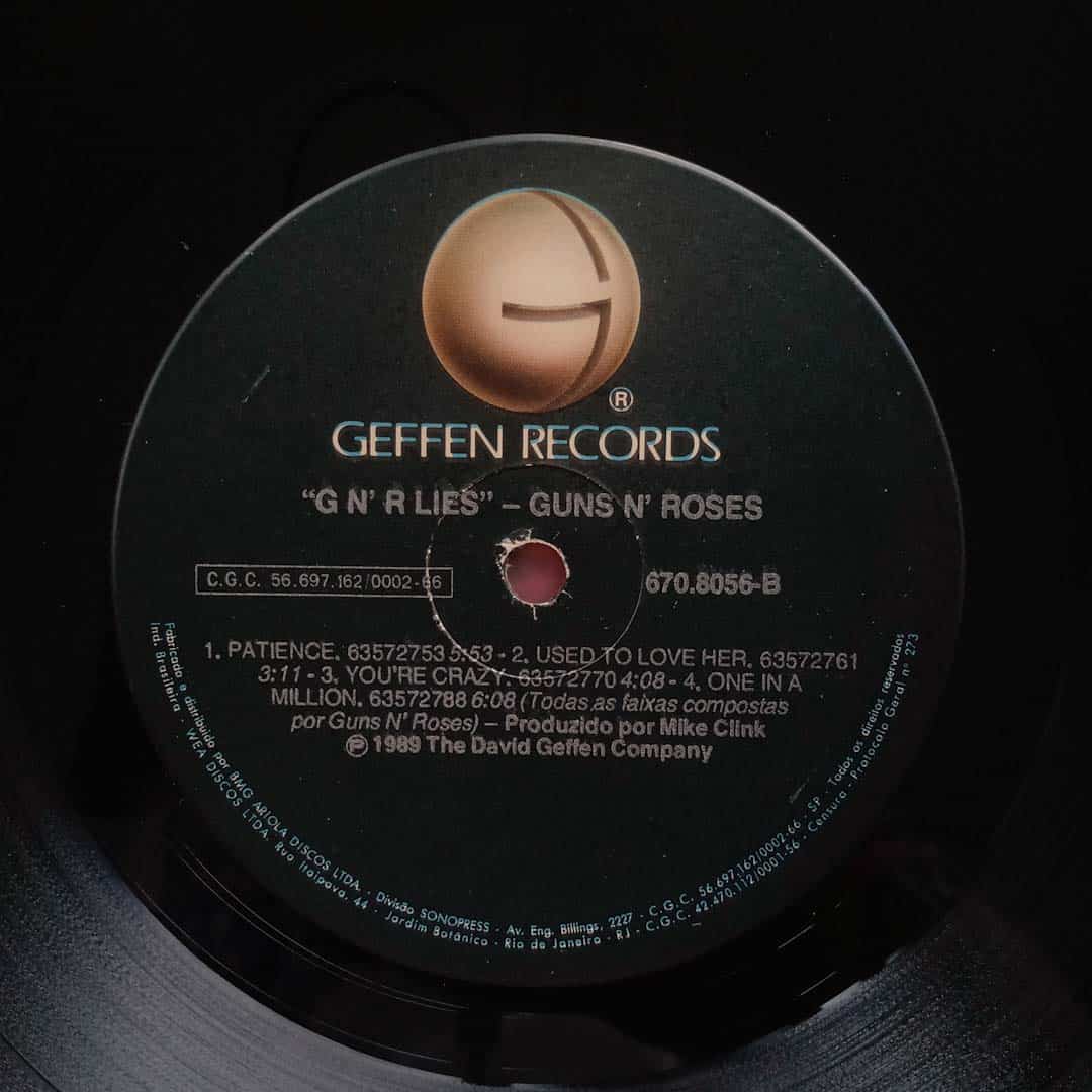 Guns N' Roses – G'N'R Lies - Boa Viagem Discos