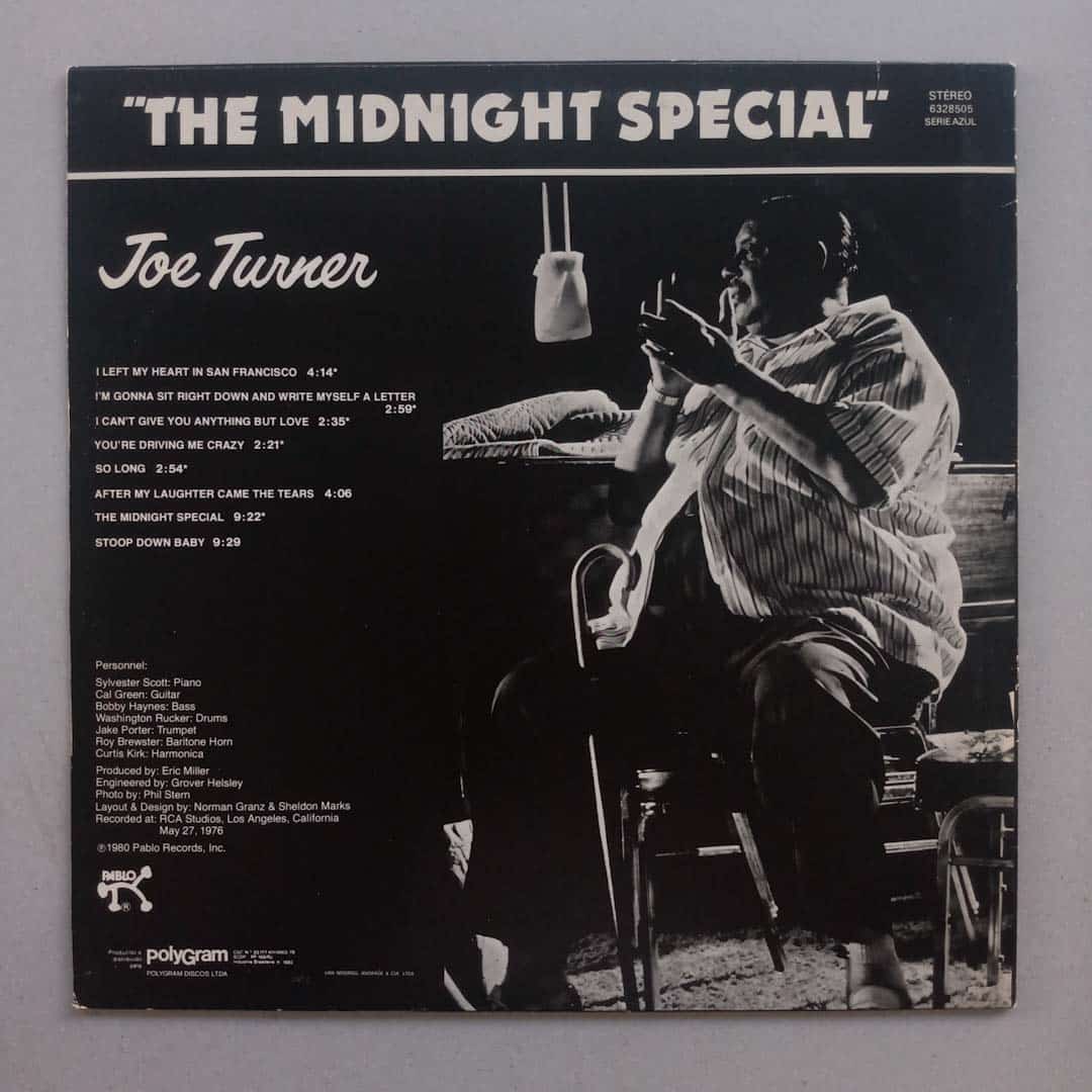 Joe Turner - Midnight Special | LP Vinil | Boa Viagem Discos - Loja ...