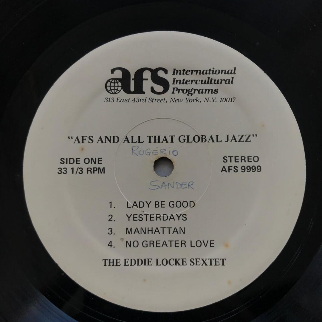 Eddie Locke Sextet – AFS and All that Global Jazz - Boa Viagem Discos