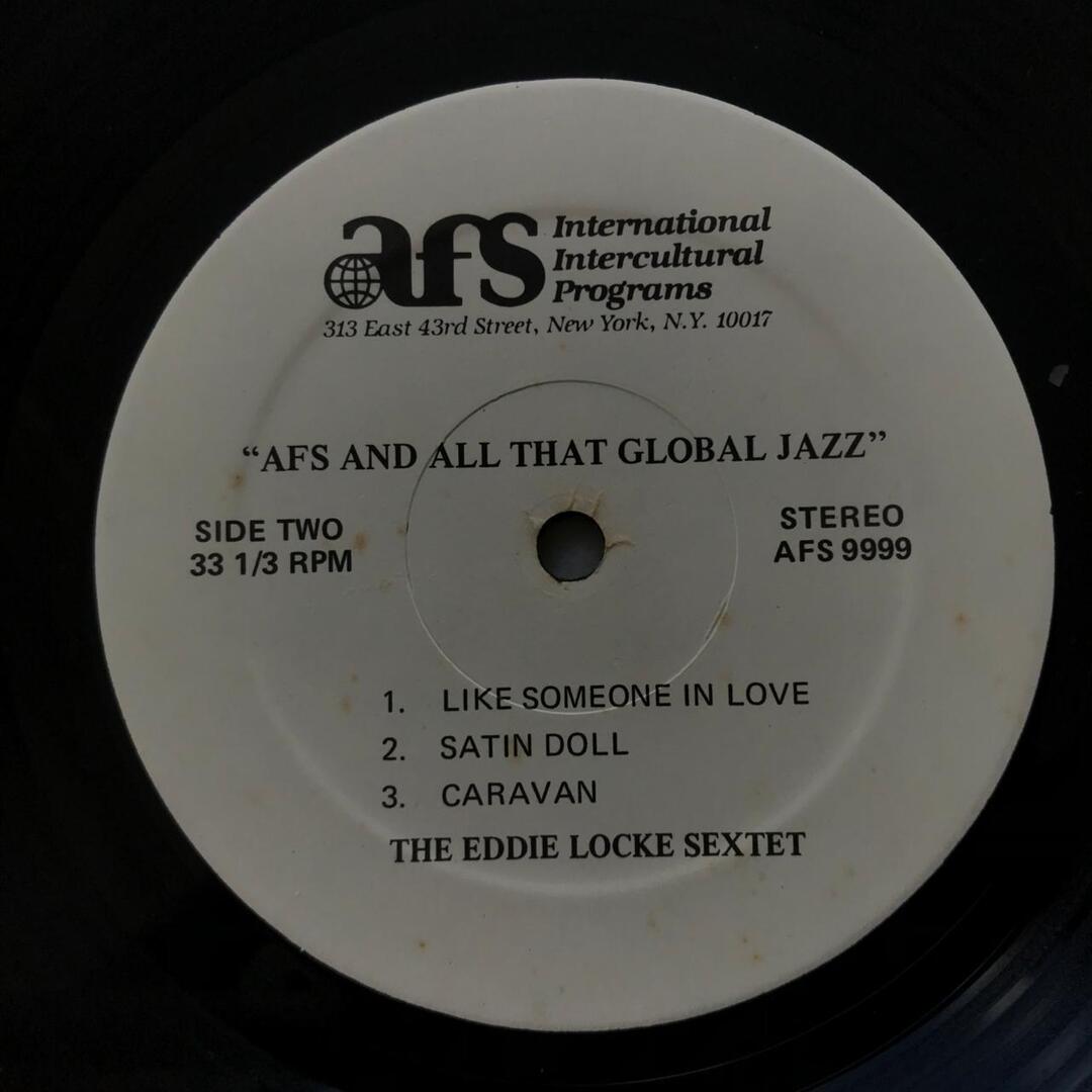 Eddie Locke Sextet – AFS and All that Global Jazz - Boa Viagem Discos