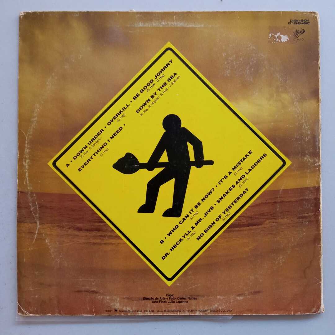 Men At Work - The Best of Men At Work | LP Vinil | Boa Viagem Discos ...