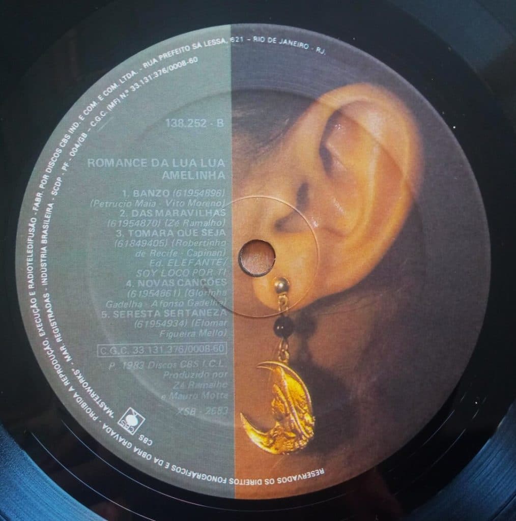 Amelinha - Romance da Lua Lua - Boa Viagem Discos