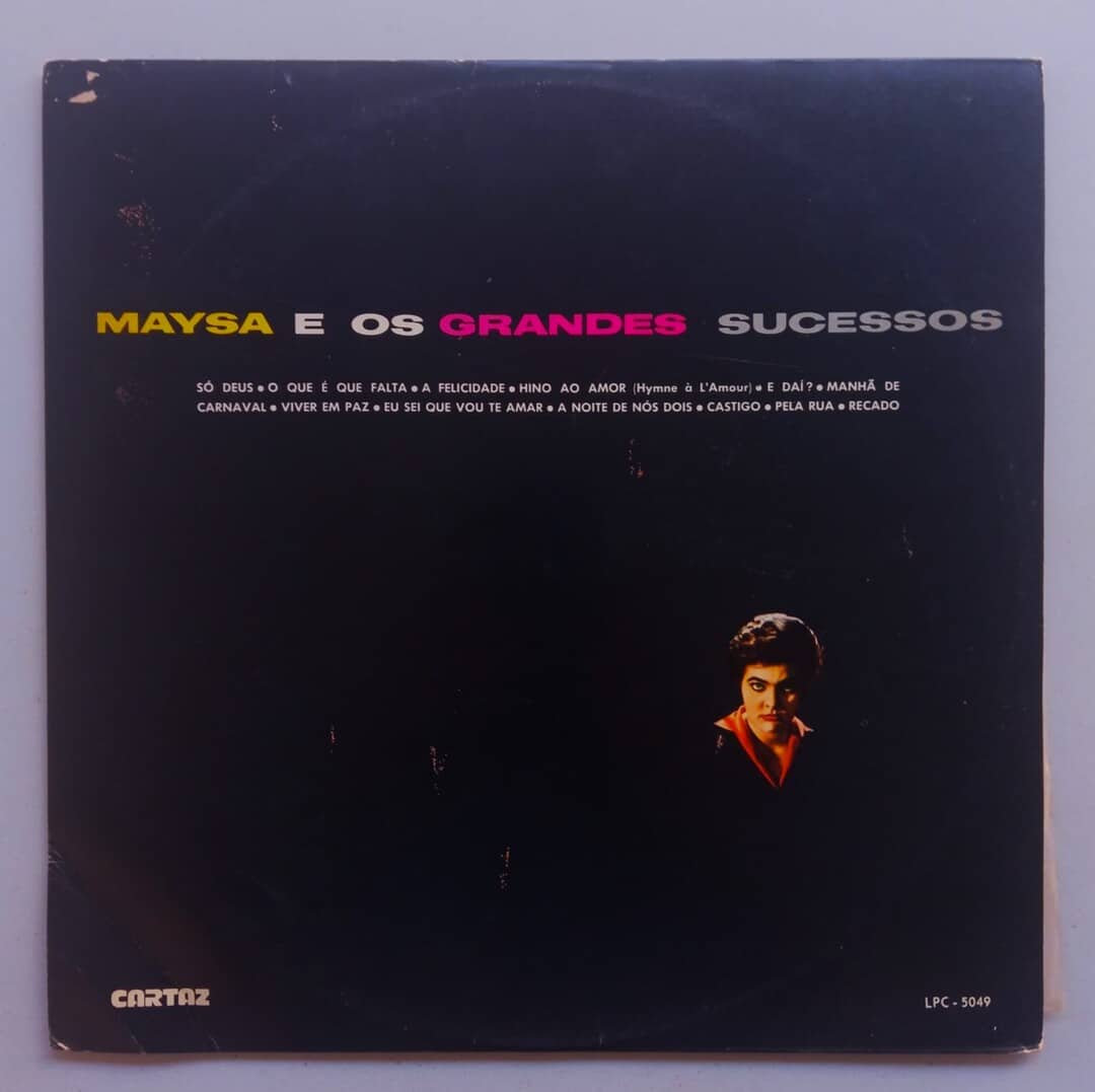 Maysa - Maysa e os Grandes Sucessos | LP Vinil | Boa Viagem Discos