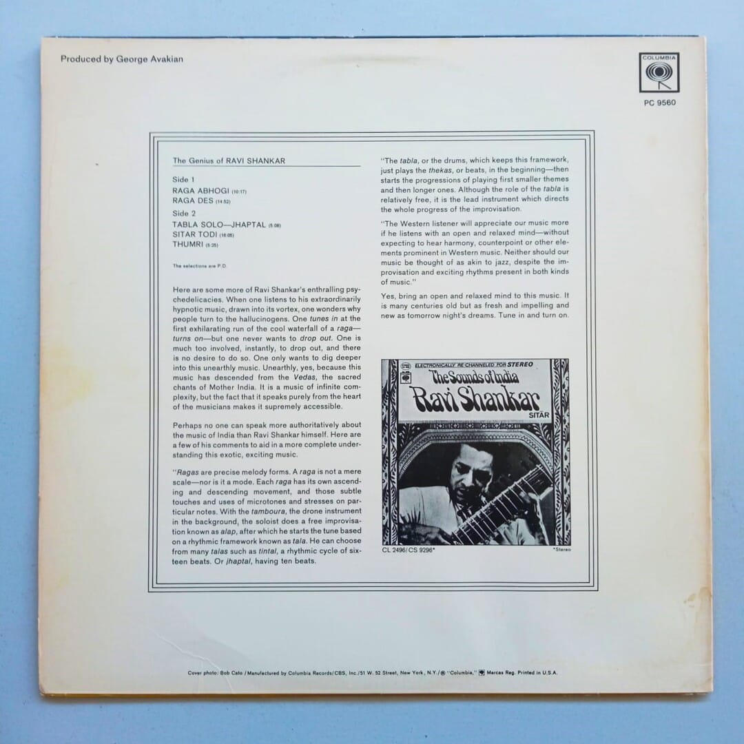 Ravi Shankar - The Genius of Ravi Shankar | LP Vinil | Boa Viagem ...