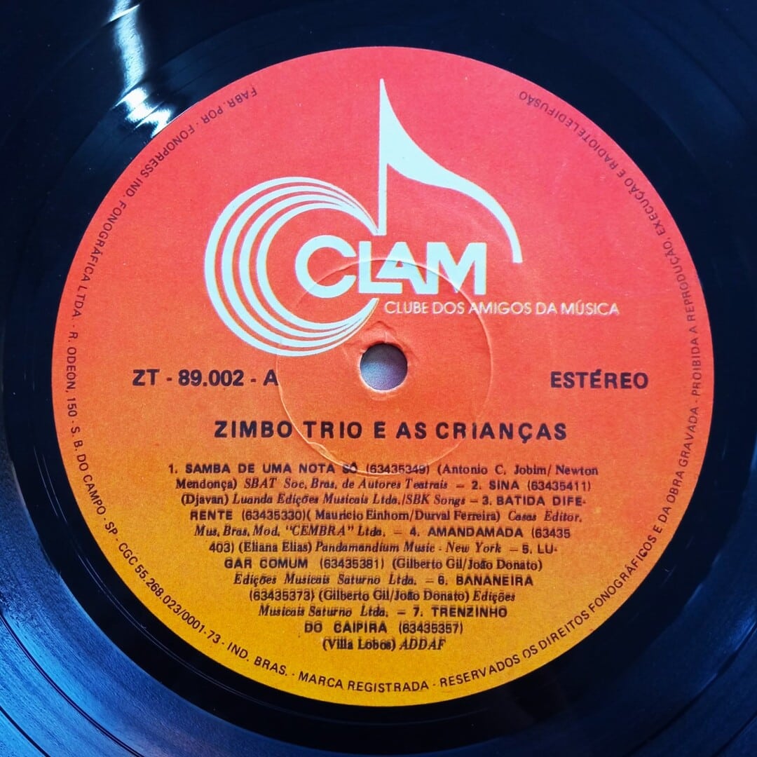 Zimbo Trio - Zimbo Trio e as Crianças | LP Vinil | Boa Viagem Discos