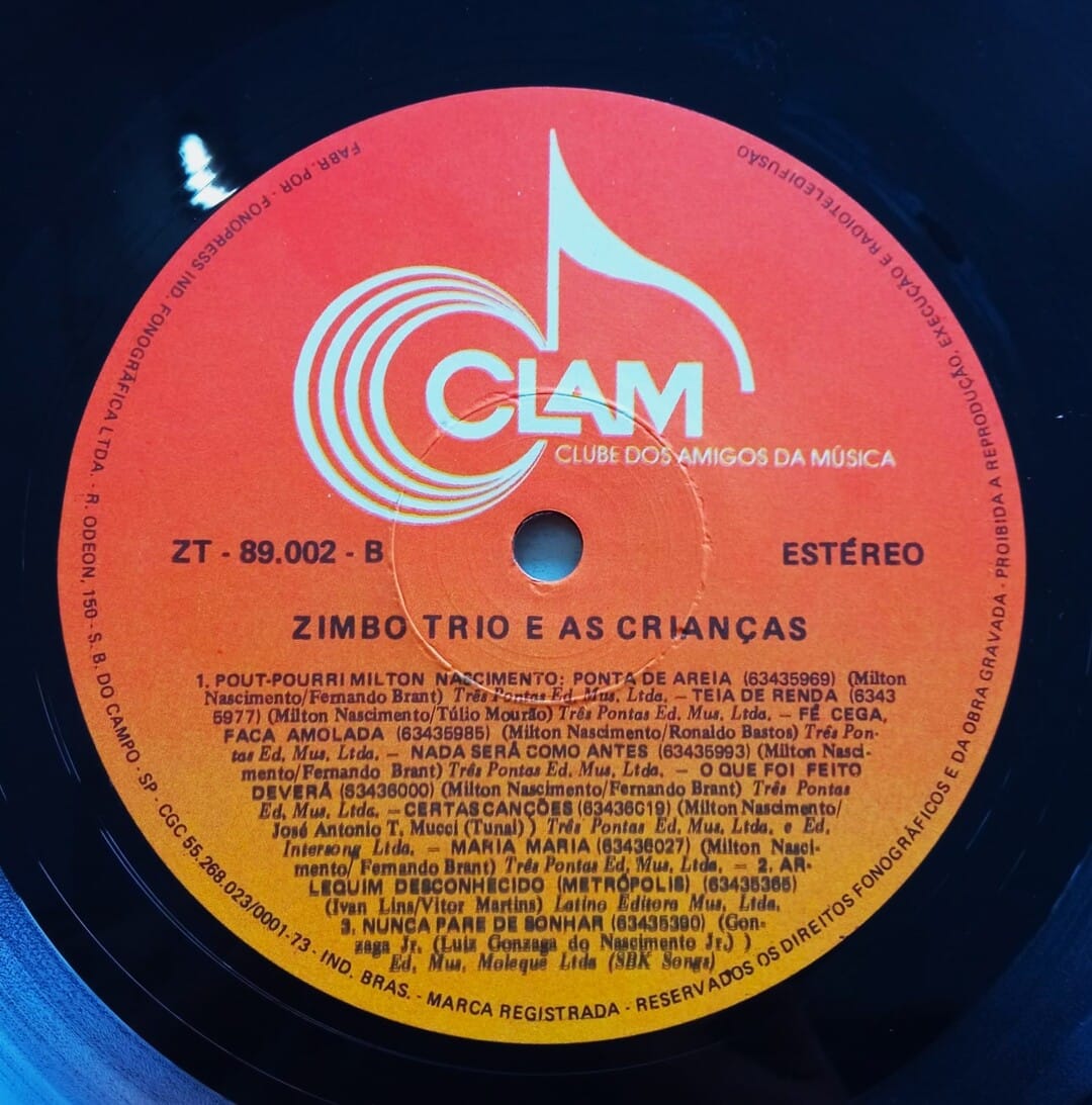 Zimbo Trio - Zimbo Trio e as Crianças | LP Vinil | Boa Viagem Discos