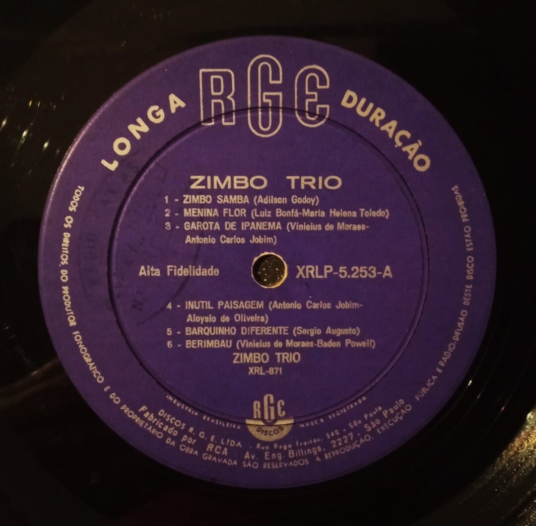 Zimbo Trio - Zimbo Trio (1964) - Boa Viagem Discos