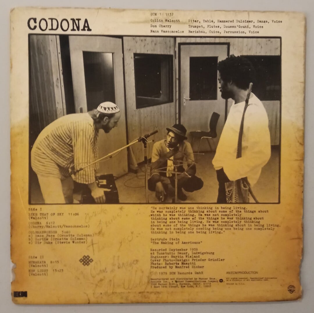 Codona - Codona (1979) - Boa Viagem Discos