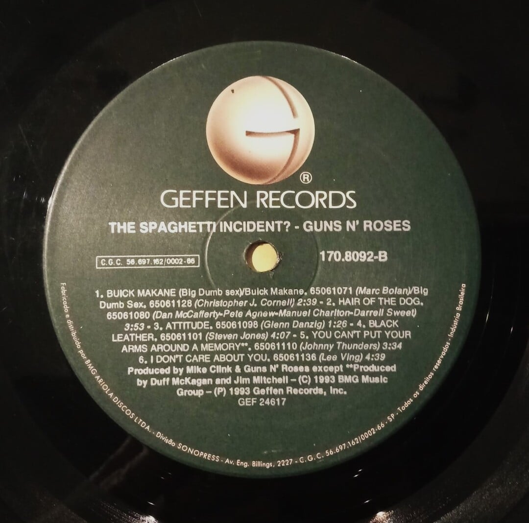 Guns N’ Roses - The Spaghetti Incident | LP Vinil | Boa Viagem Discos ...