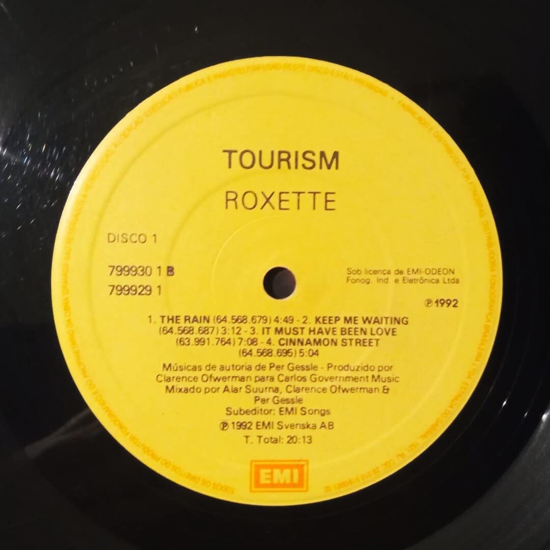 Roxette - Tourism - Boa Viagem Discos