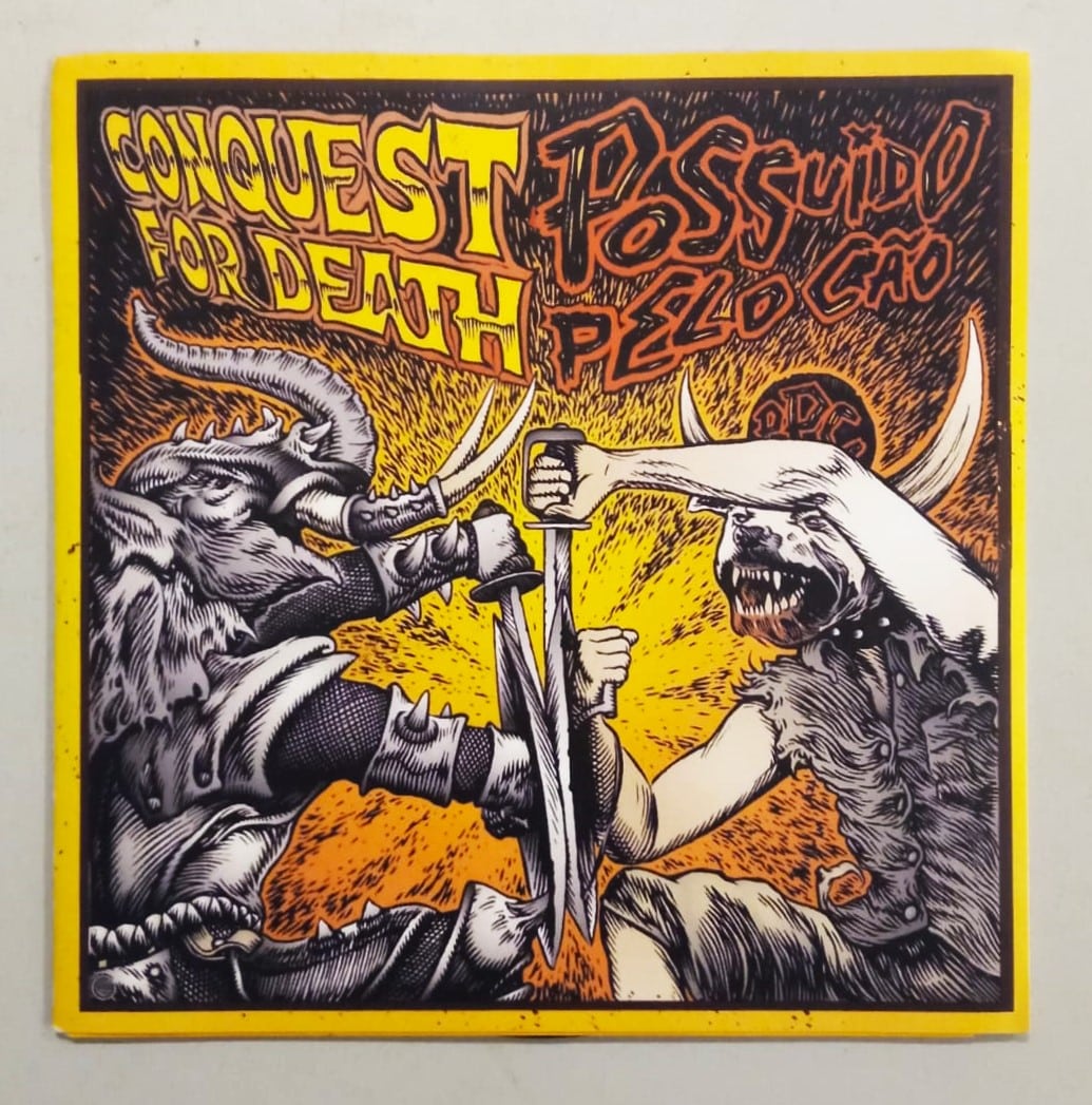 Conquest For Death / Possuído Pelo Cão | LP Vinil | Boa Viagem Discos