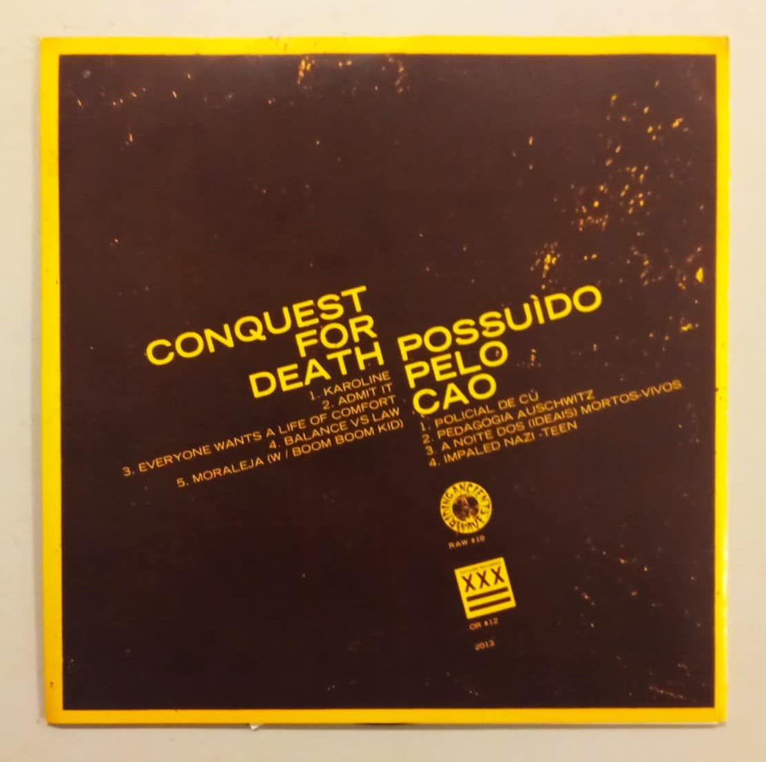 Conquest For Death / Possuído Pelo Cão | LP Vinil | Boa Viagem Discos
