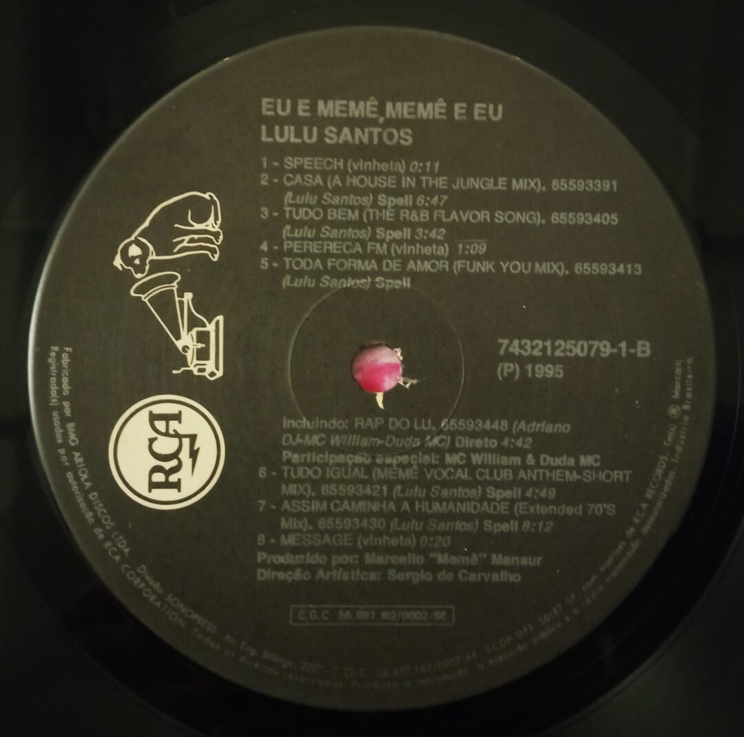 Lulu Santos - Eu e Memê, Memê e Eu | LP Vinil | Boa Viagem Discos
