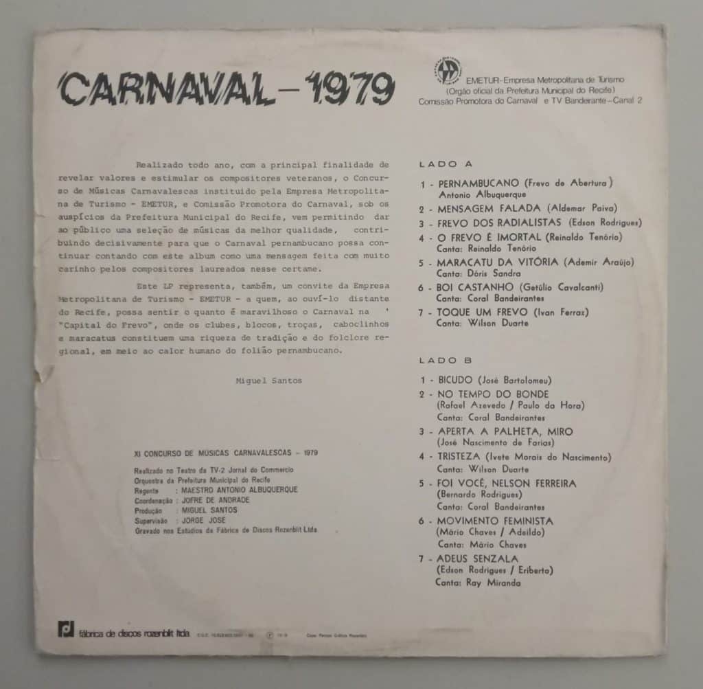 V.A - Carnaval 1979 - Boa Viagem Discos