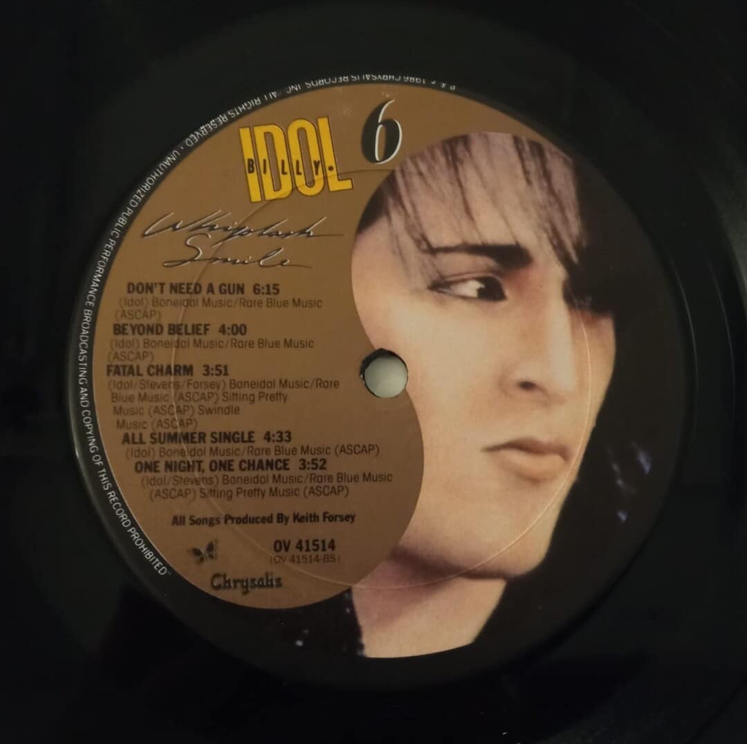 Billy Idol – Whiplash Smile - Boa Viagem Discos