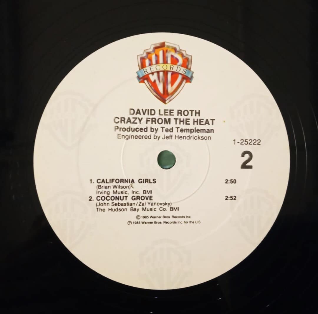 David Lee Roth - Crazy From The Heat | LP Vinil | Boa Viagem Discos ...