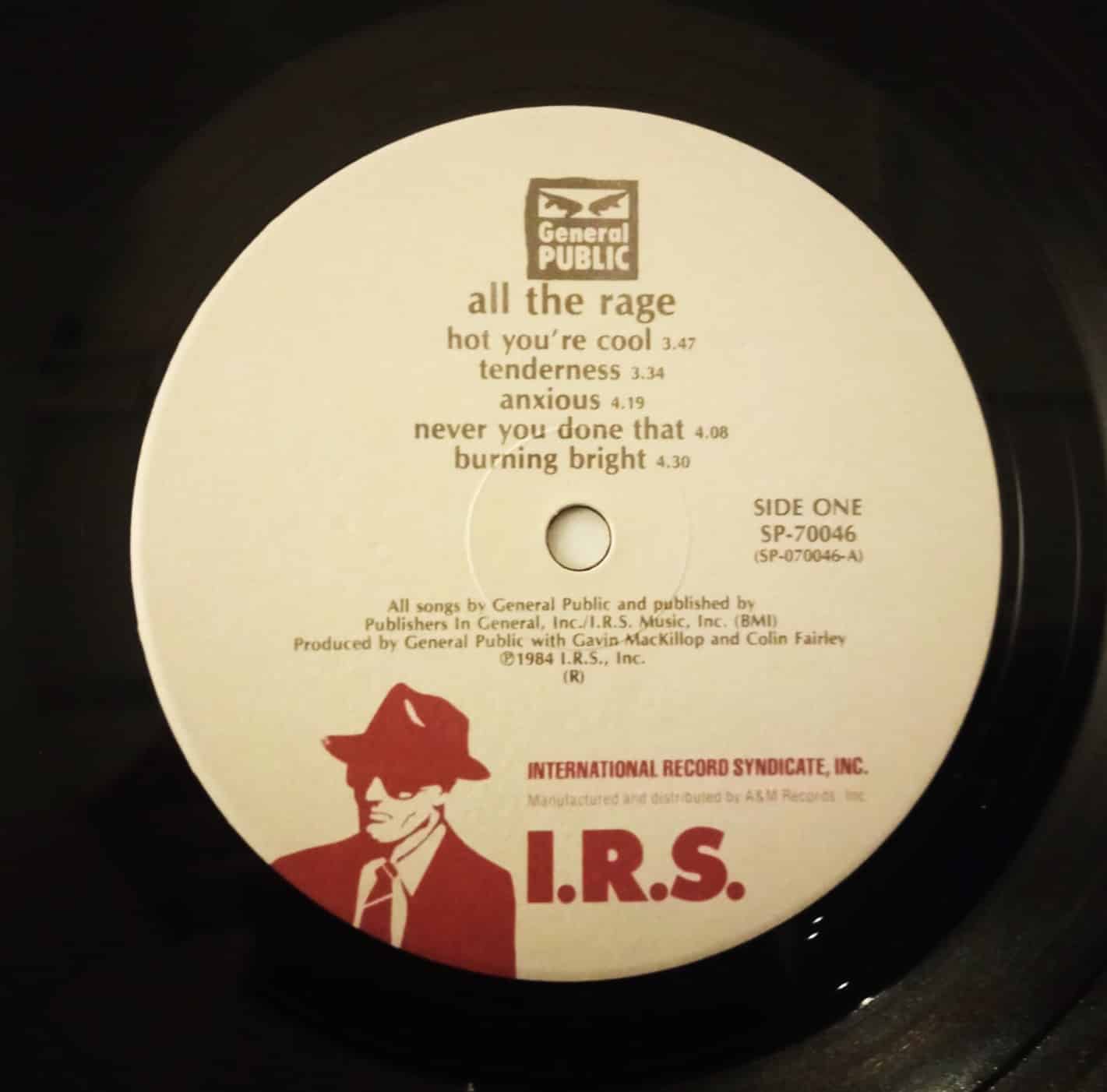 General Public - ...All The Rage | LP Vinil | Boa Viagem Discos - Loja ...