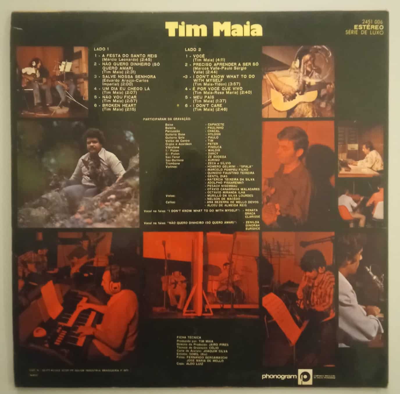 Tim Maia - Tim Maia (1971) | LP Vinil | Boa Viagem Discos