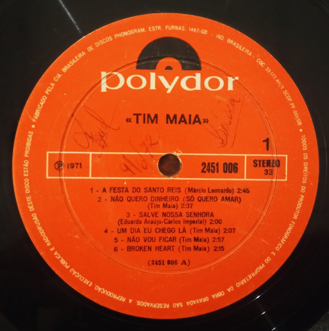Tim Maia - Tim Maia (1971) | LP Vinil | Boa Viagem Discos