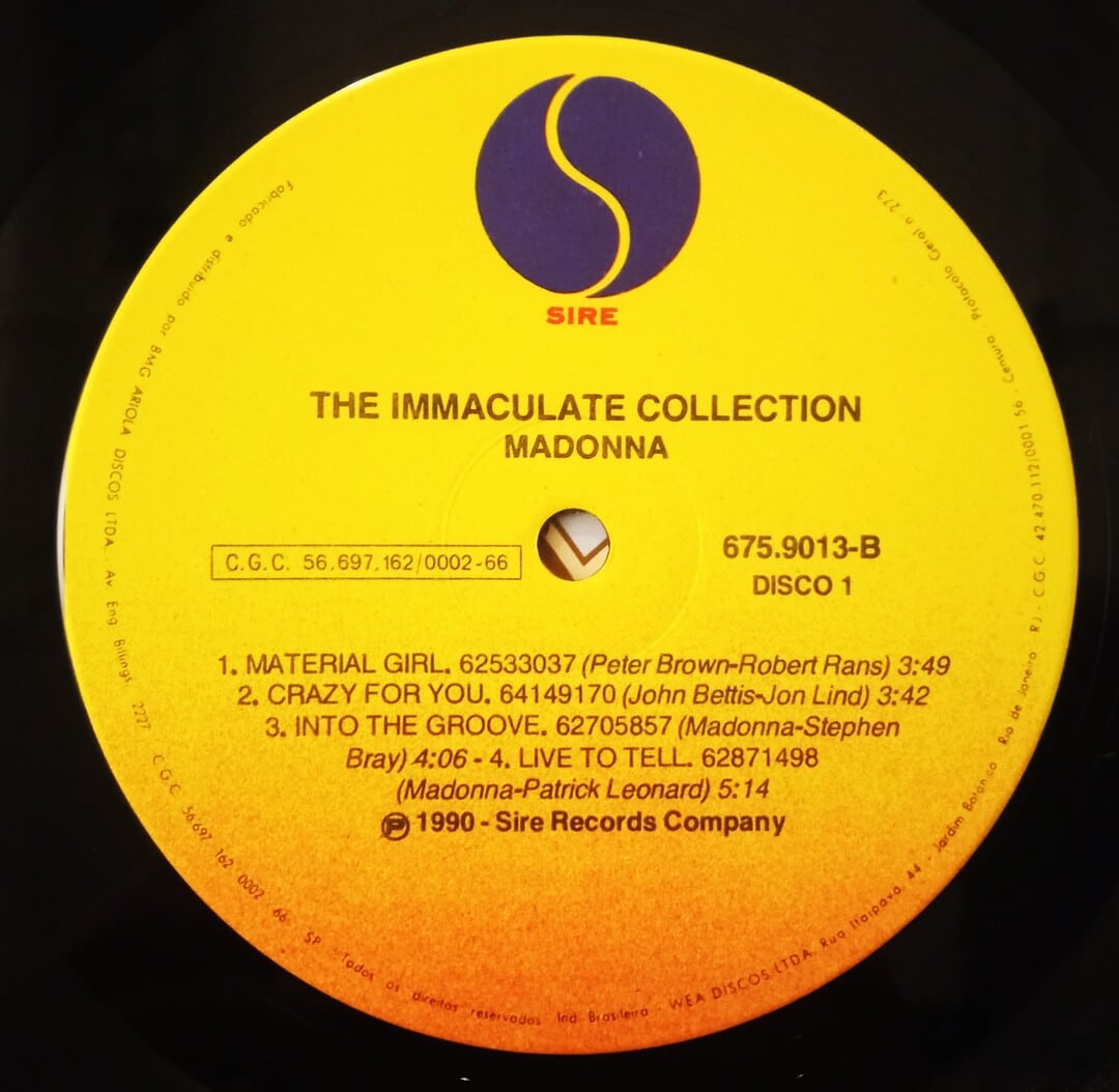 Madonna - The Immaculate Collection | LP Vinil | Boa Viagem Discos