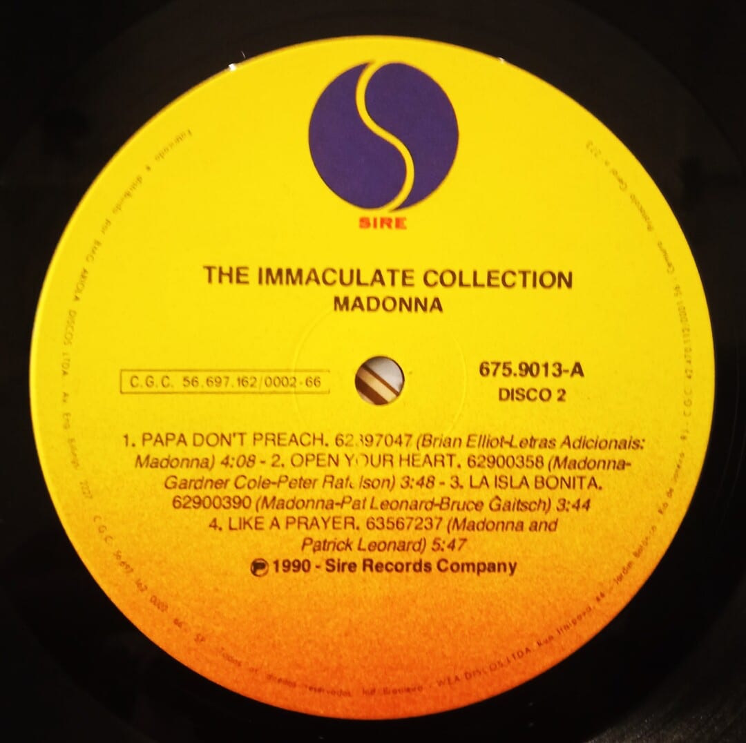 Madonna - The Immaculate Collection | LP Vinil | Boa Viagem Discos