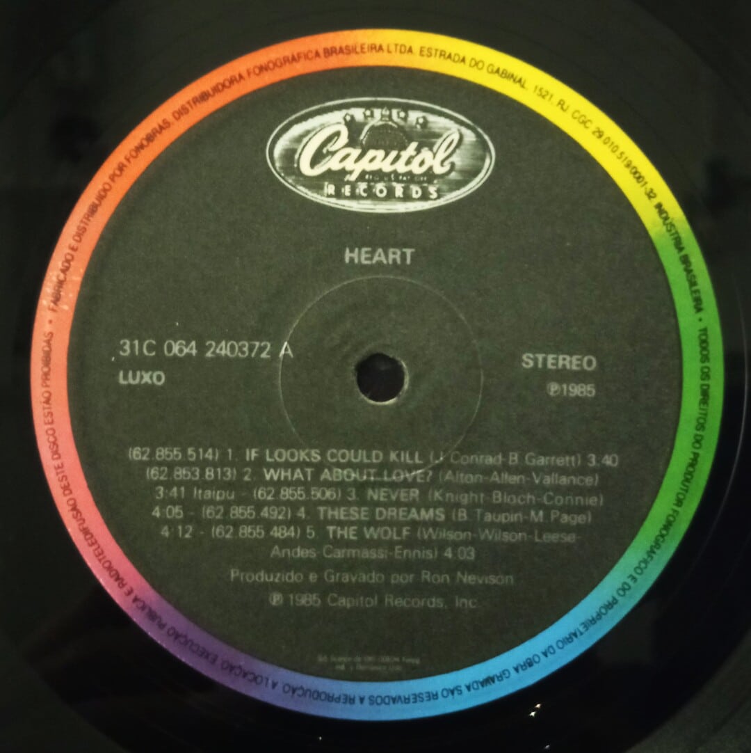 Heart – Heart (1985) - Boa Viagem Discos