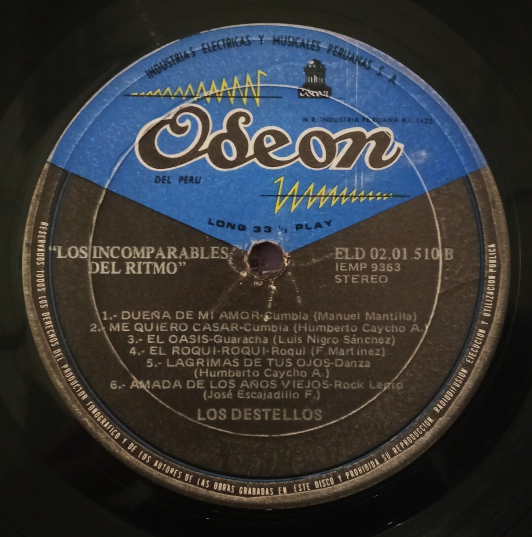 Los Destellos - Los Incomparables Del Ritmo | LP Vinil | Boa Viagem Discos