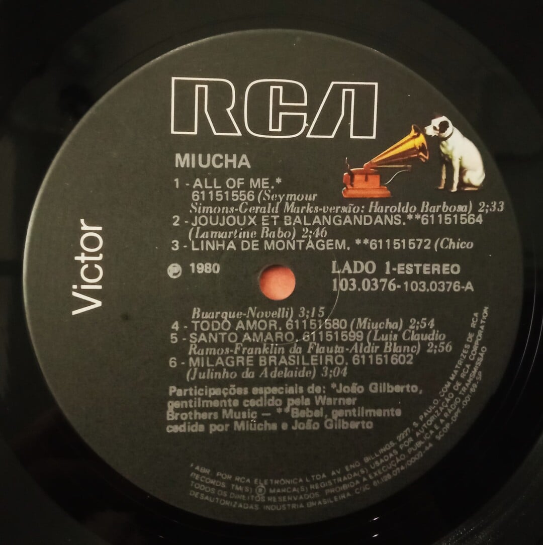 Miucha - Miucha (1980) - Boa Viagem Discos