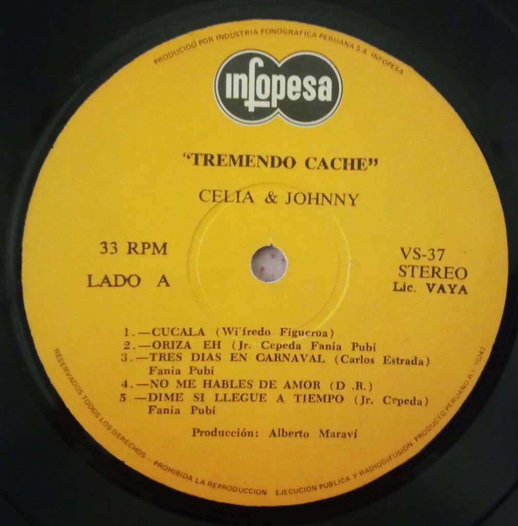 Celia & Johnny - Tremendo Caché | LP Vinil | Boa Viagem Discos