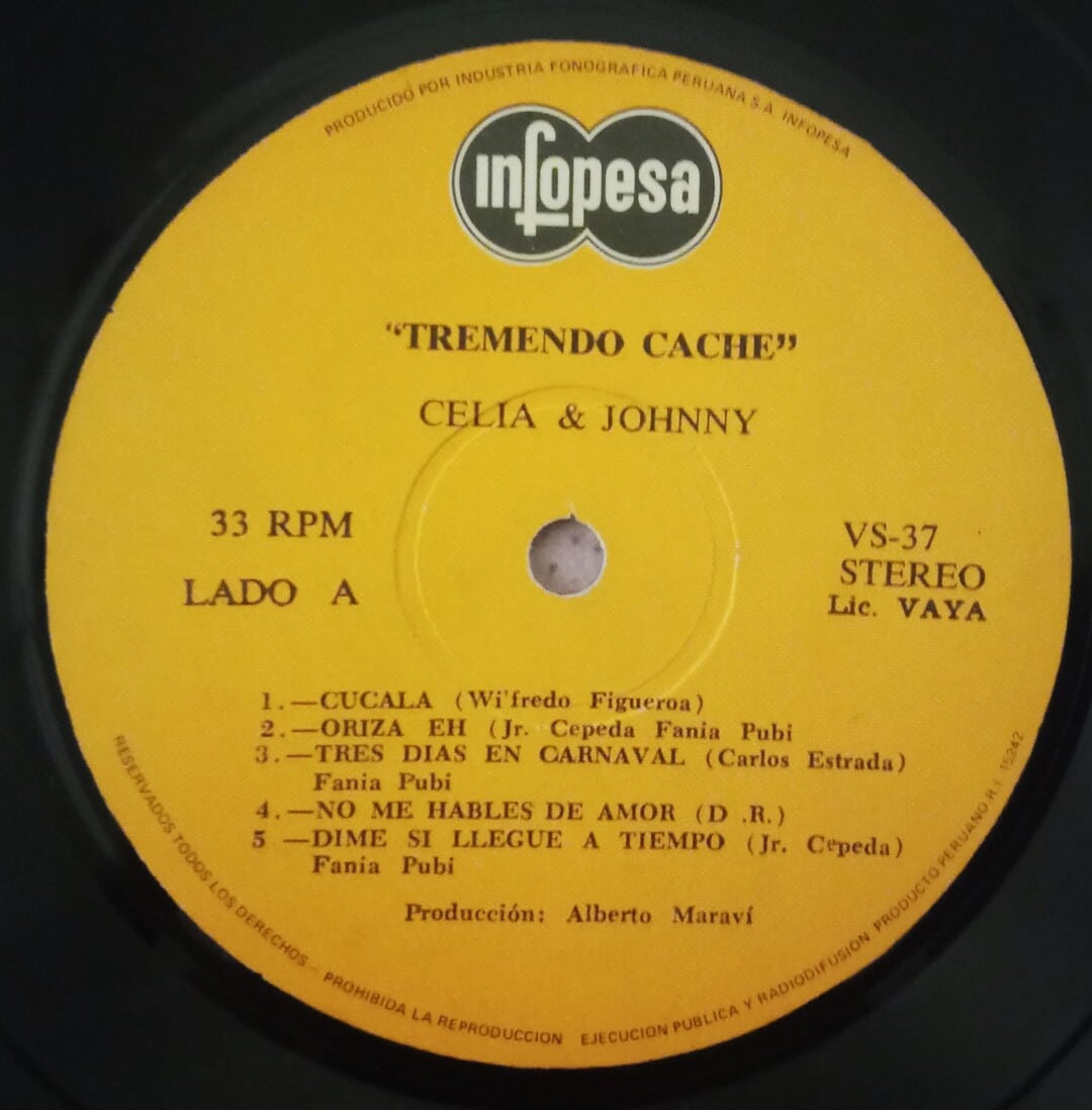 Celia & Johnny - Tremendo Caché | LP Vinil | Boa Viagem Discos