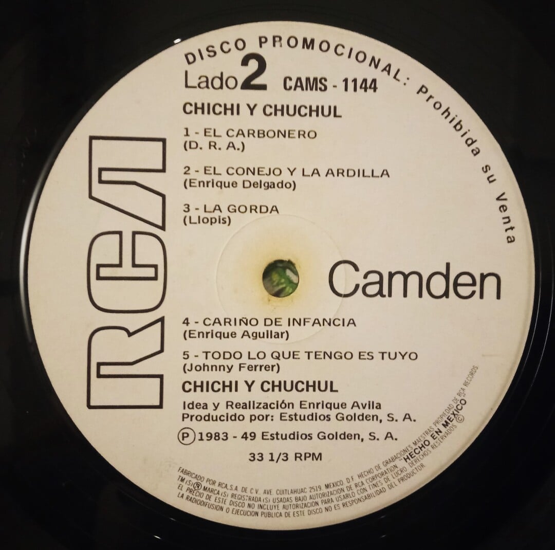 Chichi Y Chuchul - Chichi Y Chuchul (1983) - Boa Viagem Discos
